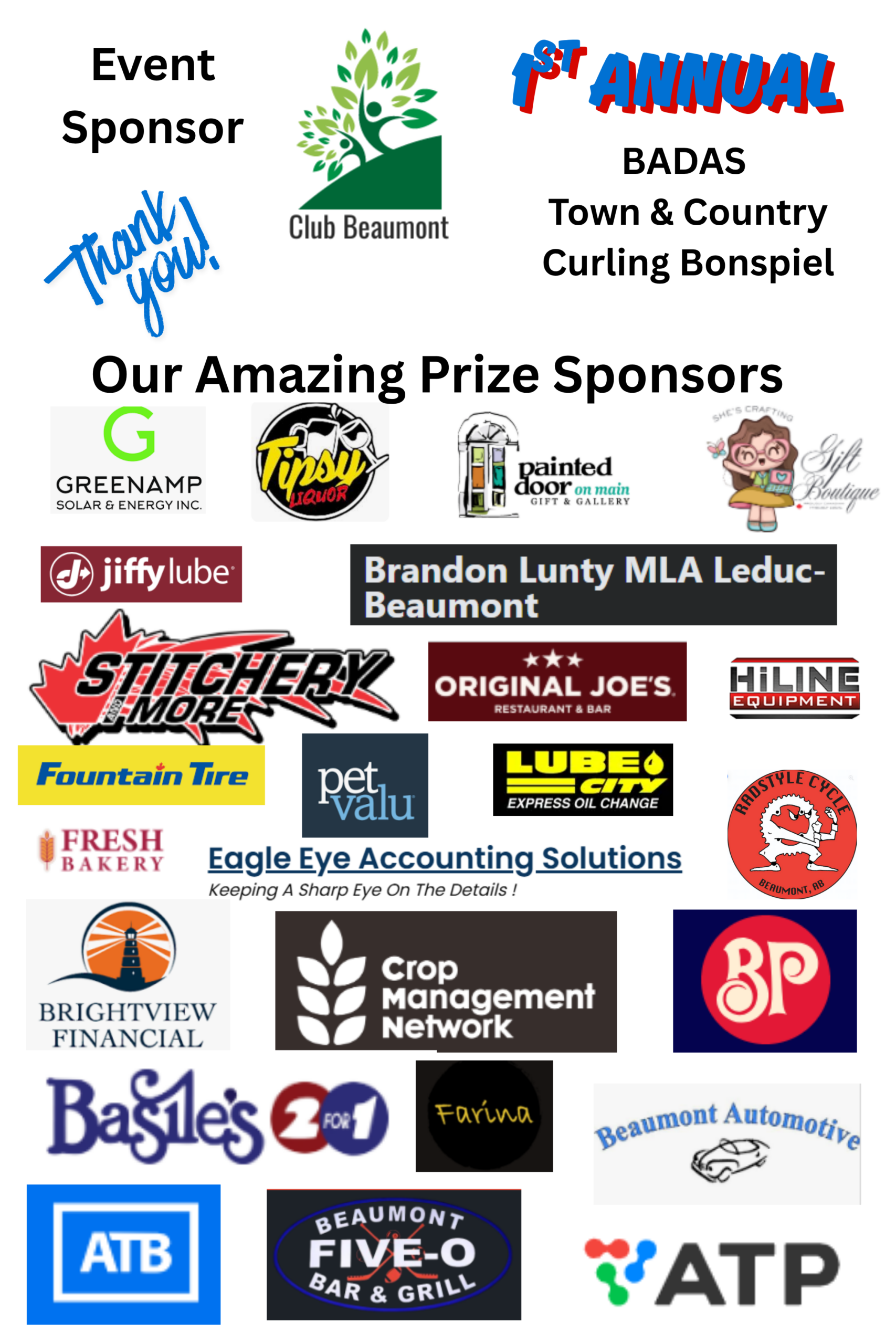 Town & Country Curling Bonspiel | Beaumont & District Ag Society